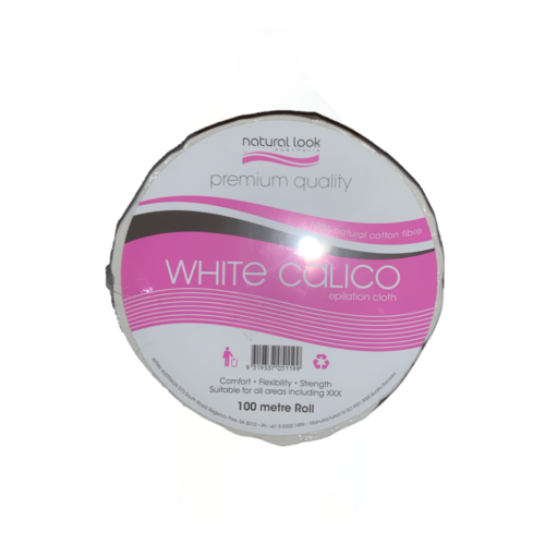Natural Look White Calico Epilation Cloth Strips – sydneyhairandmakeupco